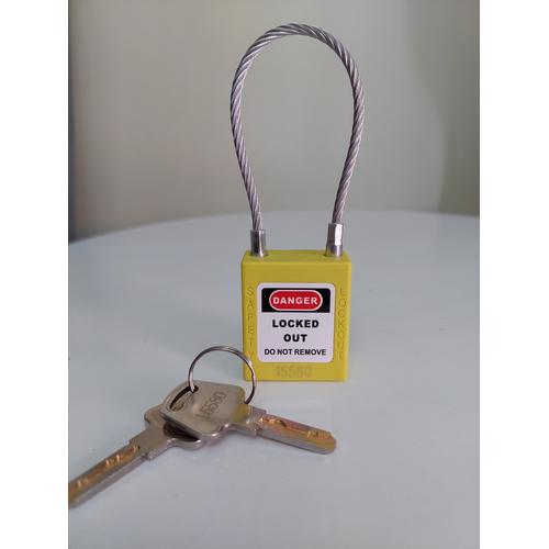 Jual Wire Safety Padlocks - gembok Loto wire - warna kuning - Kota ...