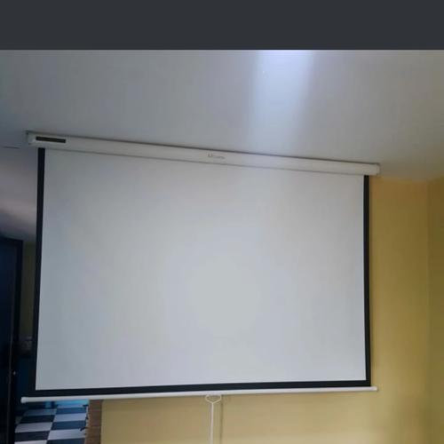 Jual screen layar proyektor 200inci 4m X 3m elektrik merk vision screen ...
