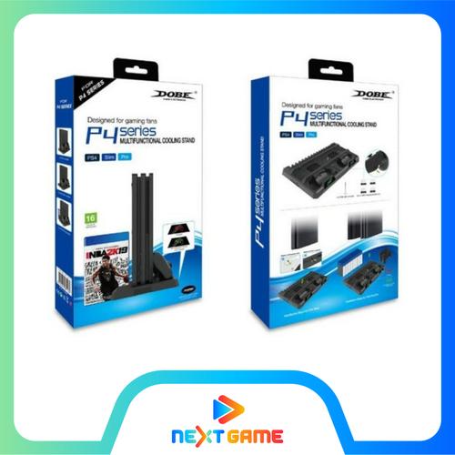 Jual Dobe Multifunctional Cooling Stand with LED for PS4 Slim and Pro ...