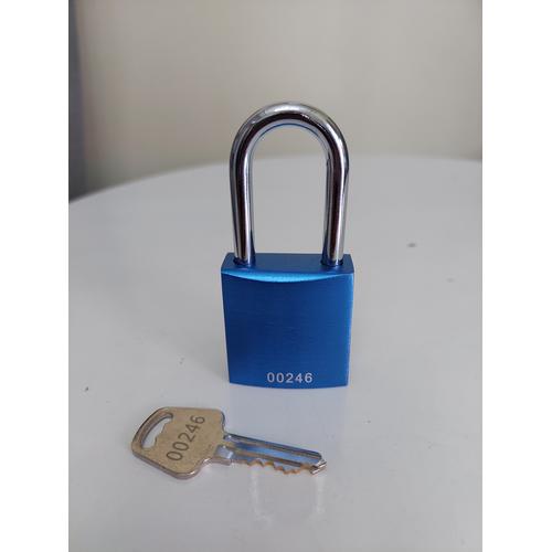 Jual Aluminium Safety Padlock blue color - safety padlock aluminium ...