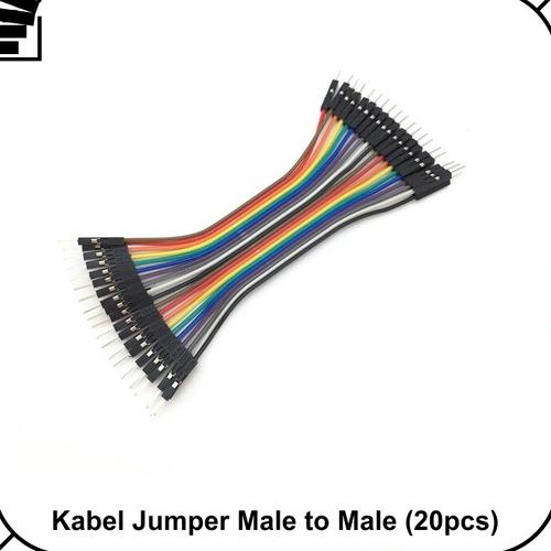 Jual KABEL JUMPER MALE TO MALE 20PCS PANJANG 10CM ( ARDUINO ) - Jakarta ...
