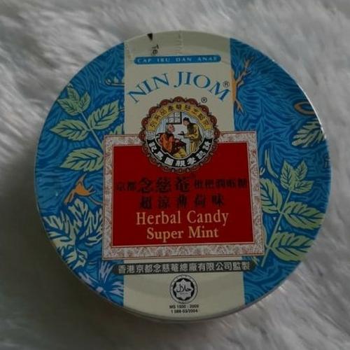 Jual Nin Jiom Herbal Candy Super Mint/ Pei Pa Kao / Permen Cap Ibu dan ...
