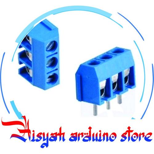 Jual Terminal PCB 3-pin Terminal Block PCB pitch 5mm Connector Cable ...