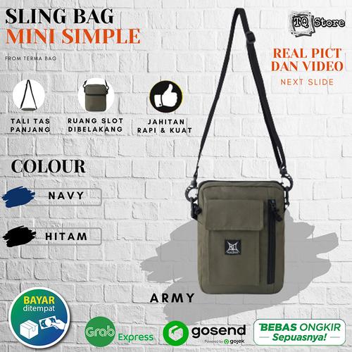 Jual Tas Selempang Pria Distro Simpel Sling bag Cowok Mini Kecil Murah ...