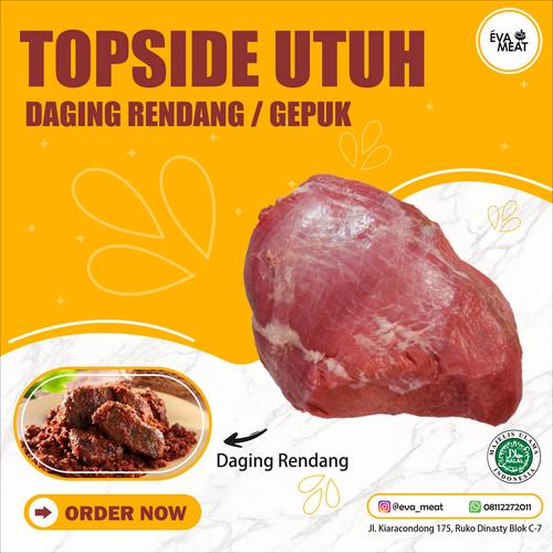 Jual daging sapi utuh / loaf / daging sapi / topside / daging - Kota ...