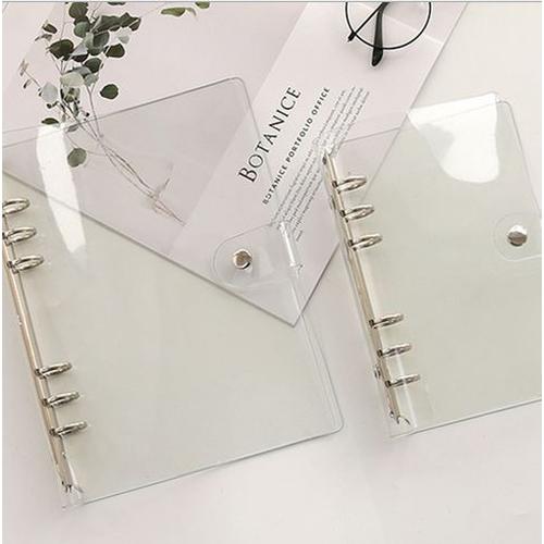 Jual Cover Clear Binder Bening Transparan A5 A6 / 6 Ring / Isi Dot Grid ...