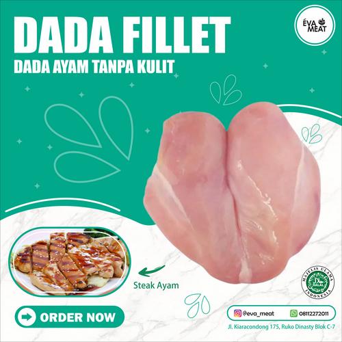 Jual dada filet ayam - boneless breast chicken - breast fillet - steak ...