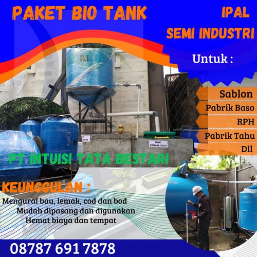 Jual biotank STP IPAL Fiber Pabrik Baso Sosis saos kecap UMKM Sablon ...
