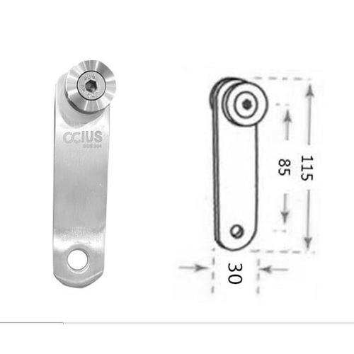 Jual Plate Glass Railing Connector Kaca Single 1 Sisi Lengan Plat ...