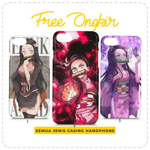 Jual Case Nezuko Anime Kimetsu no Yaiba Casing Custom All type - 3D ...