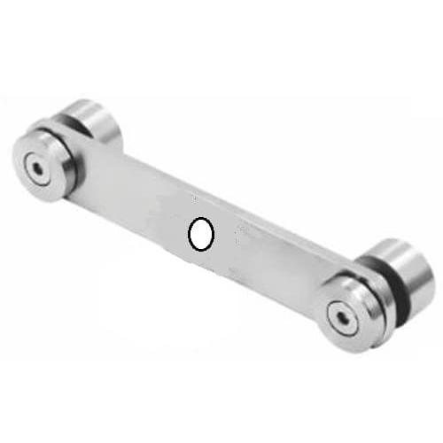 Jual Glass Railing Double Connector Plate Railing Kaca 2 Sisi Kiri ...