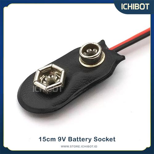 Jual Socket Baterai 9v 15cm Battery Socket - Kab. Sleman - ICHIBOT ...