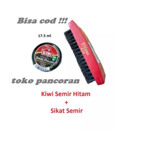 Jual Paket Kiwi Shoes Polish Semir Spatu - Hitam 17.5ml & Sikat Semir - Hitam45 - Kab. Bogor ...