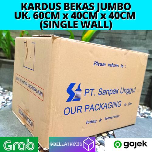 Jual kardus bekas besar dus kotak box packing pindahan jumbo 60x40x40 ...