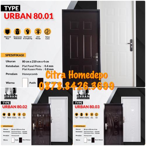 Jual Pintu Baja Ringan "Urban" 80x200 - Urban Random - Kota Bekasi ...