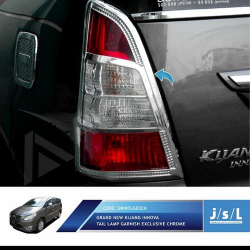 Jual garnish list cover lampu belakang Innova 2012-2015 chrome ...