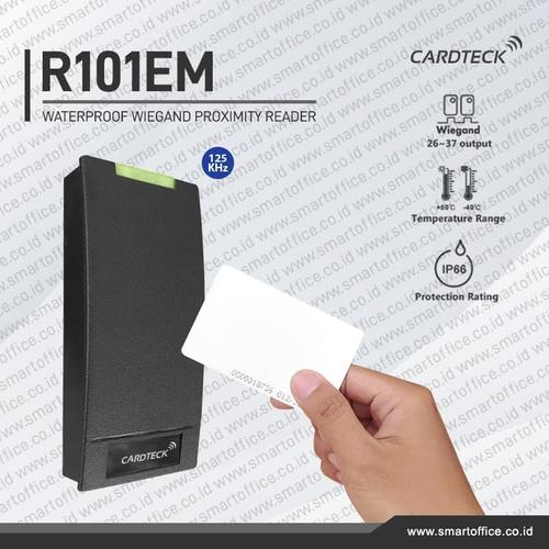 Jual WIEGAND READER RFID PROXIMITY EM 125KHz CARDTECK R101EM ACCESS ...