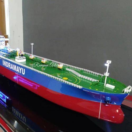 Jual Miniatur Kapal/ Miniatur Kapal Tanker/ Miniatur Kapal Oil Tanker ...