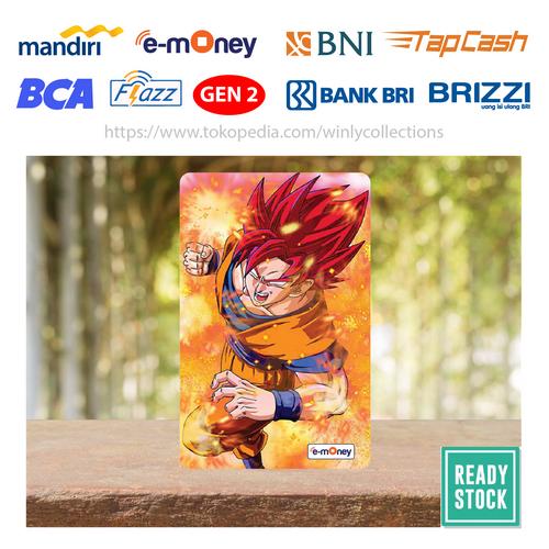 Jual KARTU EMONEY ETOLL MANDIRI BCA BNI BRI GOKU Dragon Ball - 1 SISI ...