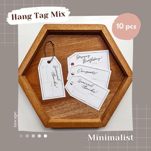 Jual Hang Tag Gift Tag Minimalist Ucapan Birthday Thanks Congrats (ISI ...