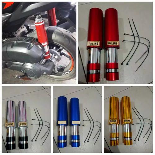 Jual Cover shock belakang yamaha lexi pelindung shockbreaker variasi ...