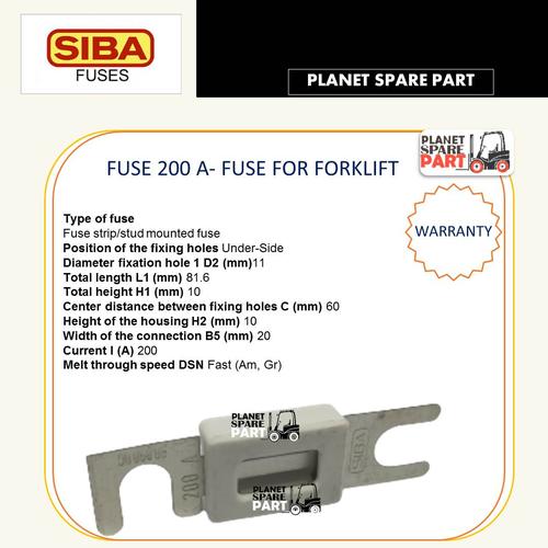 Jual Fuse 200 A For Forklift - Kota Tangerang - Planet Sparepart ...