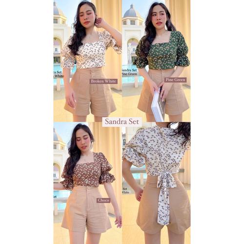 Jual SET0065 SANDRA KOREAN FLORAL VINTAGE SET - Jakarta Pusat - Navael ...