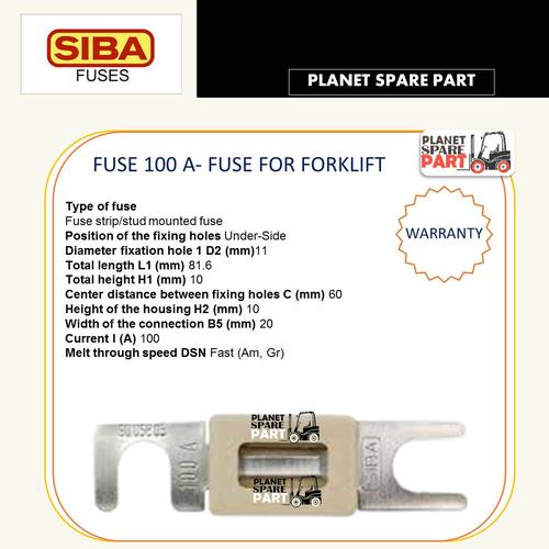 Jual Fuse 100 A For Forklift - Kota Tangerang - Planet Sparepart ...