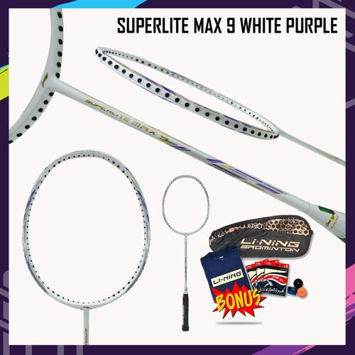 Jual NEW RAKET BADMINTON LINING SUPERLITE MAX 9 ORIGINAL - NAVY BLUE ...