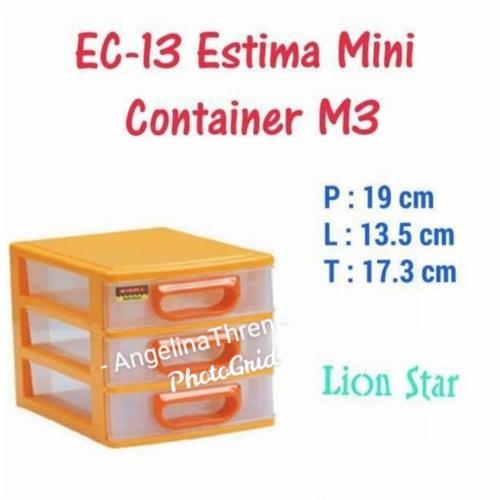 Jual Container 3 Susun Mini estima Lionstar - Laci Kantor 3 susun LS ...