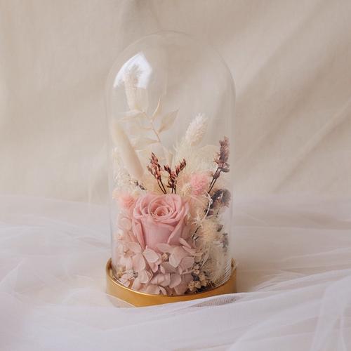 Jual Flower Dome / Rangkaian Bunga Kering / Tabung Bunga / Dome Bunga ...