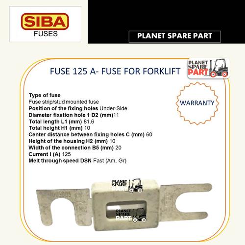Jual Fuse 125 A For Forklift - Kota Tangerang - Planet Sparepart ...