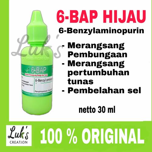 Jual 6 BAP HIJAU Benzylaminopurin hormon pemicu tunas dan bunga anggrek ...