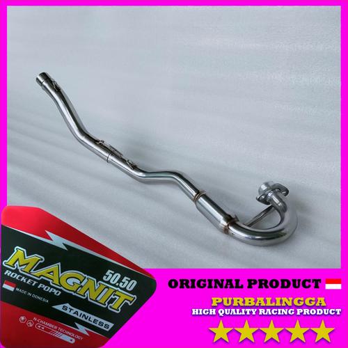 Jual Pipa leher knalpot KLX BF D-tracker full bending roll stainless ...