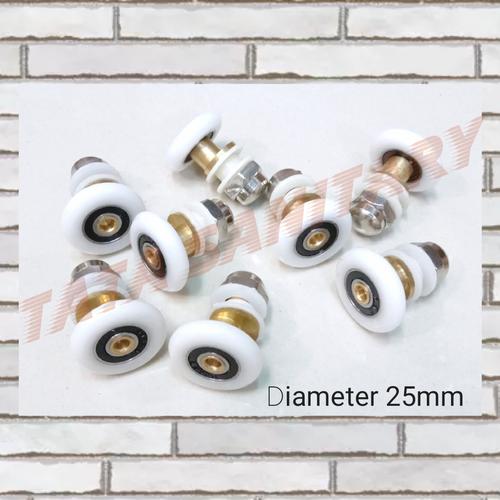 Jual Roda Shower Box 25mm/Roda Roller Kamar Mandi - Jakarta Pusat ...