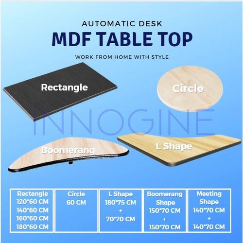 Jual Daun Meja Table Top Desk Meja Elektrik Automatic Papan Meja MDF ...