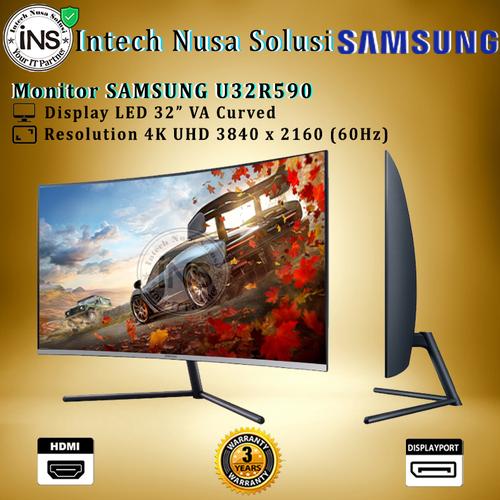 Jual Monitor LED SAMSUNG U32R590 Curved 32" 4K UHD 60Hz HDMI DP 3Yr ...