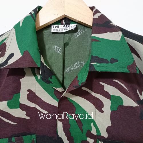 Jual Baju pdl loreng tni bahan velbed semiwool full puring - loreng TNI ...
