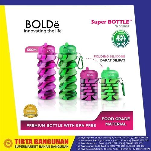 Jual BOLDE SUPER BOTTLE NEBRASKA 550ML / BOTOL MINUM - Hijau - Kota ...