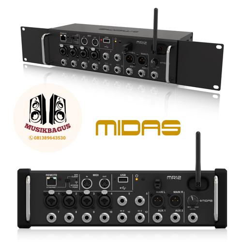 Jual MIXER MIDAS MR12 / MR-12 / MR 12 DIGITAL MIXER USB ORIGINAL ...