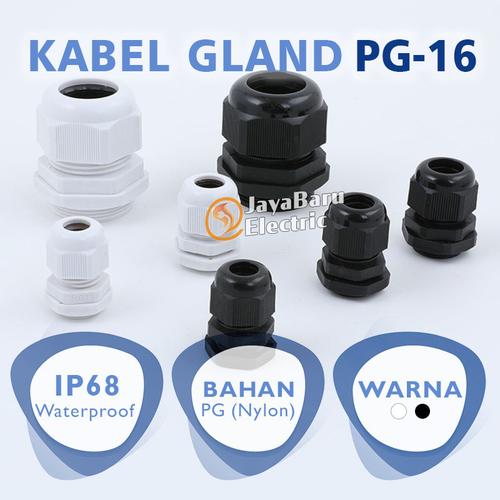 Jual Kabel Glen Gland Cable PG-16 PG16 Putih Hitam - Hitam - Jakarta ...