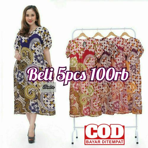 Jual Daster Batik Base Print Murah Daster Busui Murah Daster Ibu - Ecer ...