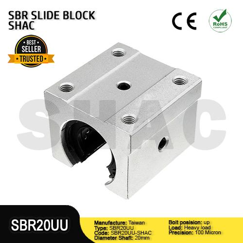Promo SBR20UU Linear Bearing Block Series - Original SHAC Taiwan - Kota Tangerang Selatan - SHAC ...