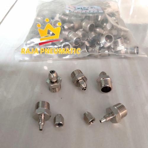 Jual FITTING NEPEL ANGIN LURUS METAL SELANG 4MM DRAT 1/4 KLC 4-02 MEREK SNS - Jakarta Barat ...
