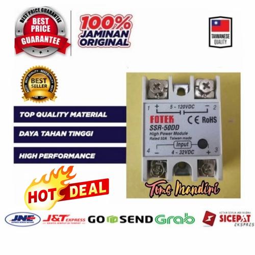 Jual Solid State Relay Fotek SSR-50 DD / SSR 50DD 50 Amper - Jakarta Barat - Toms Mandiri ...
