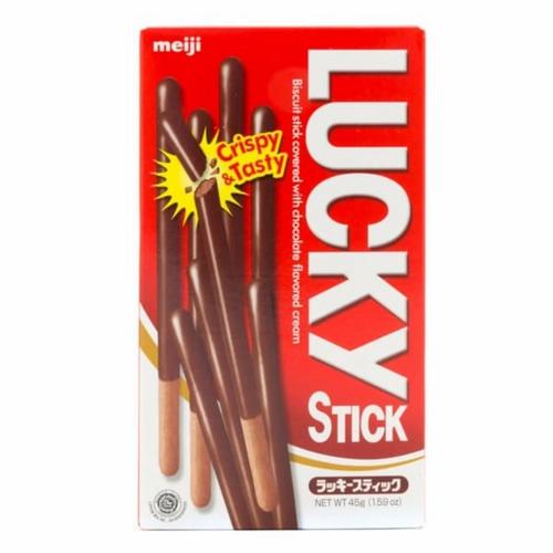 Jual Meiji Biskuit Cokelat Lucky Stick(Varian:2 rasa) 45gram - Coklat ...