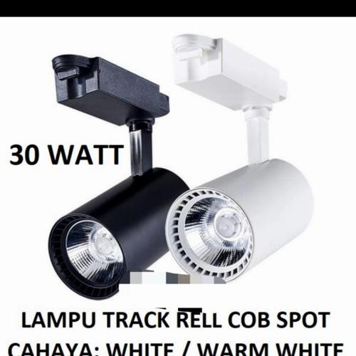 Jual Lampu led sorot spotlight rel 30w rell track spot 30w 30 watt 220 ...