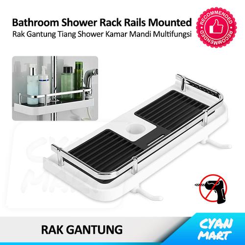 Jual Rak Gantung Tiang Shower Kamar Mandi Bathroom Shelf Rack Storage ...