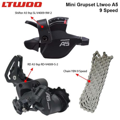 Jual LTWOO Mini Groupset Sepeda A5 9 Speed Roadbike/Minivelo - Jakarta ...