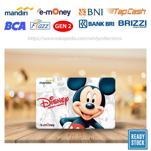 Jual Emoney Etoll MANDIRI BRI BNI Anime Animasi Kartun Mickey Mouse -1 ...